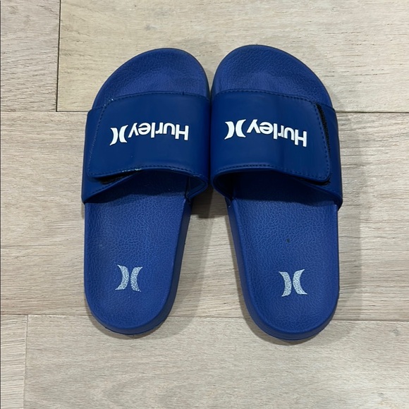 Hurley | Shoes | Hurley Blue Slide Sandals | Poshmark